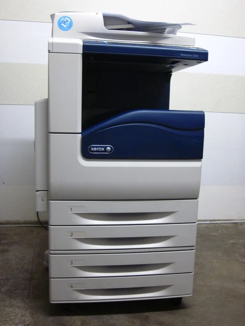 XEROX WORKCENTRE WC 7225i COLOUR A3 A4 LASER PRINTER SCANNER COPIER £ ...