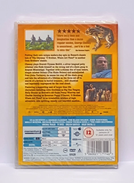 O BROTHER, WHERE Art Thou? DVD George Clooney Region 2 £2.23 - PicClick UK