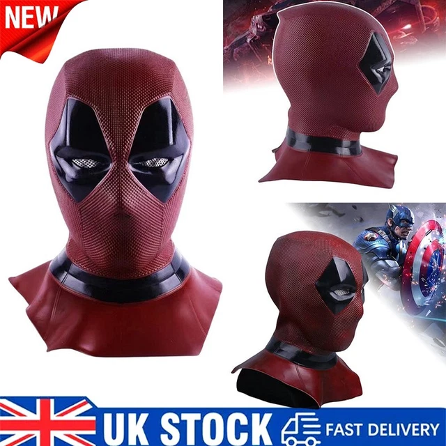 COSPLAY DELUXE DEADPOOL Full Face Mask Breathable knitted Halloween ...