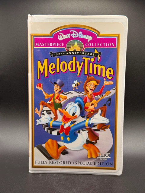 MELODY TIME VHS Disney Masterpiece Collection Clamshell £4.55 - PicClick UK