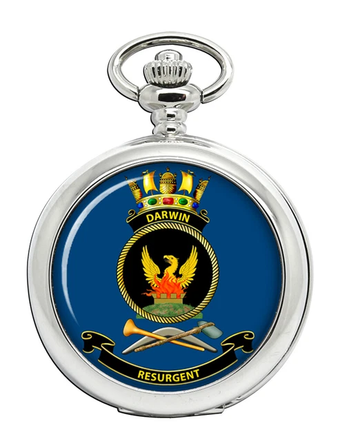 HMAS DARWIN ROYAL Australian Navy Pocket Watch EUR 54,14 - PicClick FR