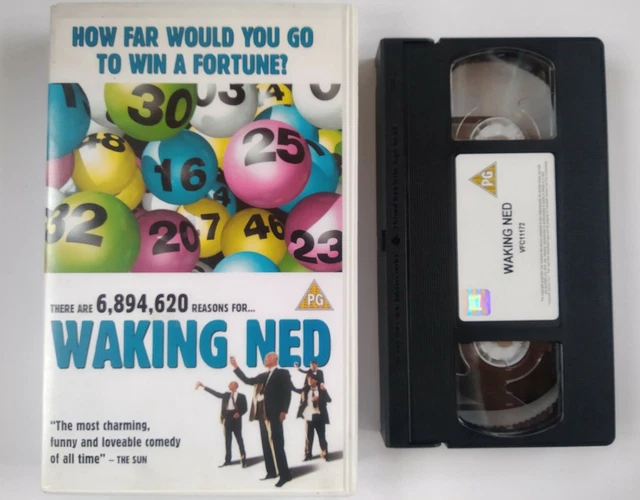 WAKING NED 1998 big box UK ex-rental VHS video Irish film PAL £3.00 ...