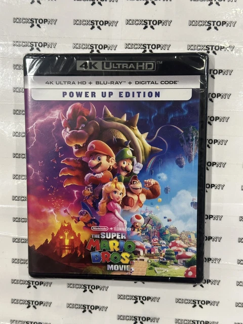 THE SUPER MARIO Bros movie power up Edition 4k ULTRA HD & Blu Ray ...