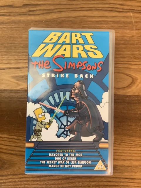 BART WARS - The Simpsons Strike Back VHS Tape £3.50 - PicClick UK