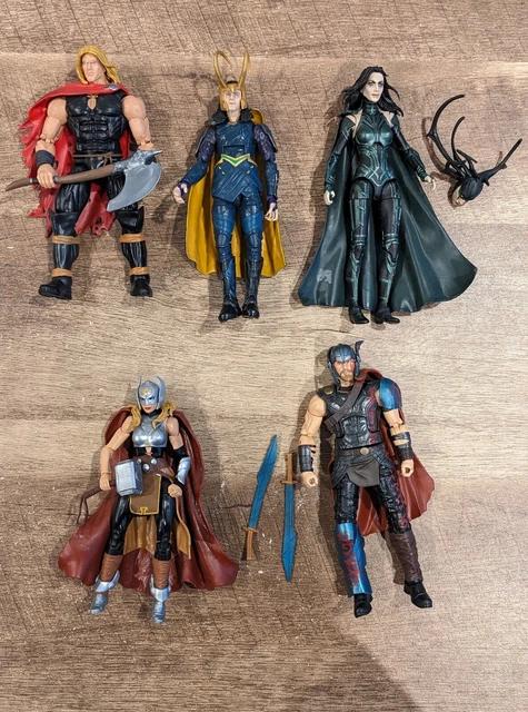MARVEL LEGENDS THOR Ragnarok Asgardian Bundle Thor Loki Hela Loose EUR ...