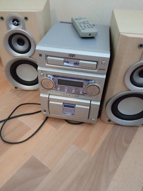 KOMPAKTE JVC STEREOANLAGE Hifi-Anlage Kompaktanlage Micro Component ...
