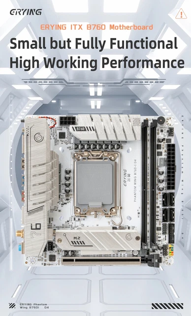 ERYING ITX B760I Gaming Motherboard LGA 1700 Support Core Gen 12th/13th gen CPUa £99.00 ...