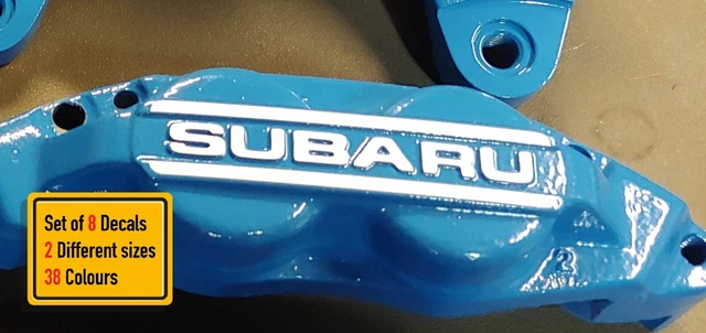 8 X SUBIE Hawkeyes WRX 2006-2007 (Different Style) Brake Caliper Decal ...