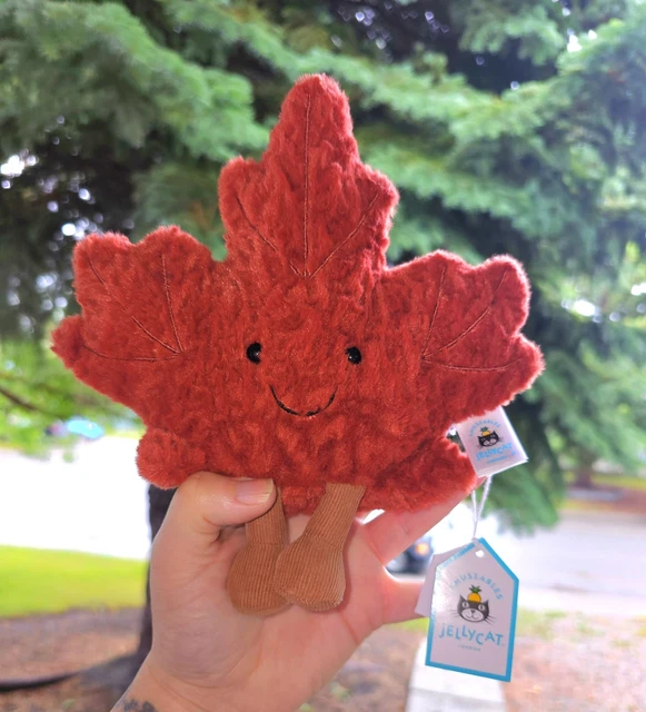 JELLYCAT CANADIAN INDIGO Exclusive Amuseables Maple Leaf BNWT $280.00 ...