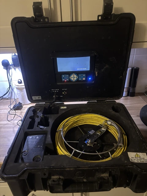 30M RECORDABLE DRAIN & Duct Inspection Camera £300.00 - PicClick UK