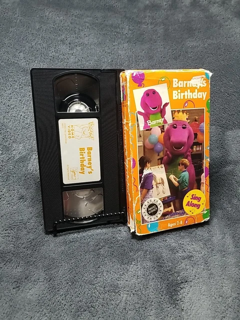 BARNEY - BARNEYS Birthday VHS 1992 Sing A Long The Lyons Group £8.00 ...
