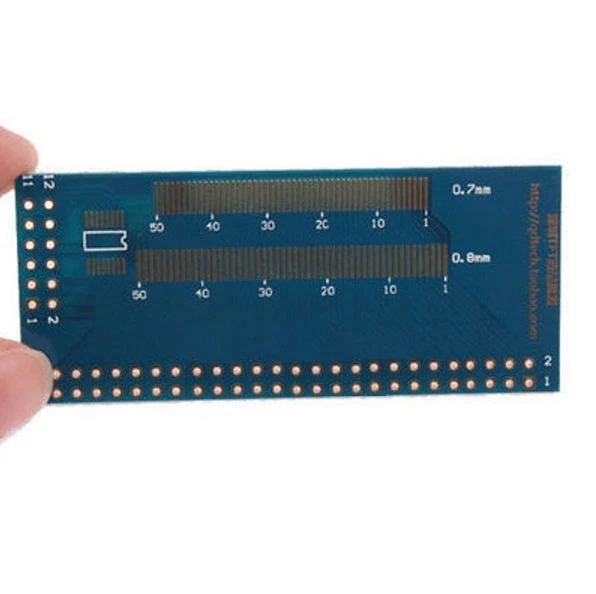 10 PZ SCHEDA adattatore LCD multiplo 0,5/0,7/0,8/1,0 mm pitch TFT LCM ...