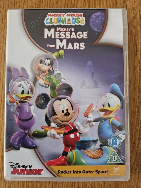 DISNEYS MICKEY MOUSE Clubhouse Mickey's Message From Mars Dvd Disney £ ...