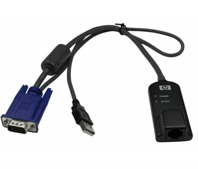 CABLE MÓDULO CONMUTADOR USB KVM HP AF629A 748741-001 753495-001 medios ...