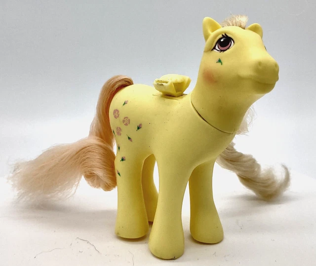 HASBRO MLP MY Little Pony G1 Vintage ROSE DUST flutter pony. 1986 NO ...