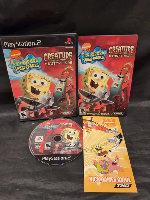 SPONGEBOB SQUAREPANTS CREATURE from the Krusty Krab PS2 Game $17.09 ...