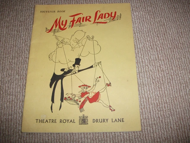 MY FAIR LADY theatre programme (1960s, Charles Stapley, James Hayter ...