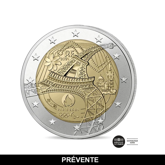 PIÈCE 2 EUROS jo 2024 JEUX OLYMPIQUES DE PARIS 2024 PIÈCE EUR 800,00 - PicClick FR