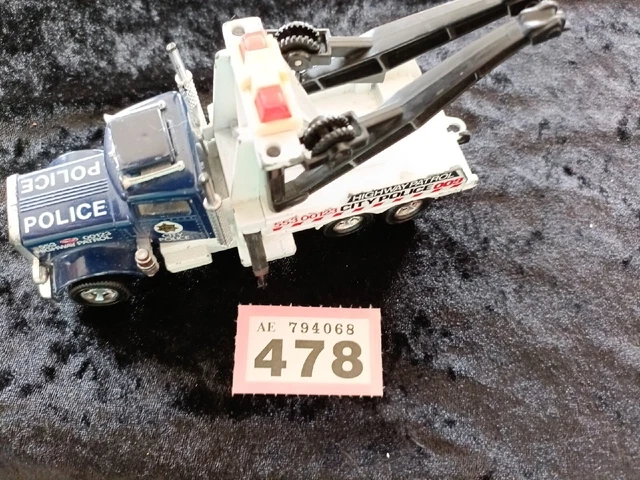 MATCHBOX SUPERKINGS POLICE Highway Patrol Peterbilt 1978, Pick Up £15. ...
