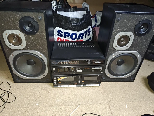 VINTAGE TECHNICS SA-X20L RS-X40W & PIONEER SPEAKERS 1980S STACK SYSTEM ...