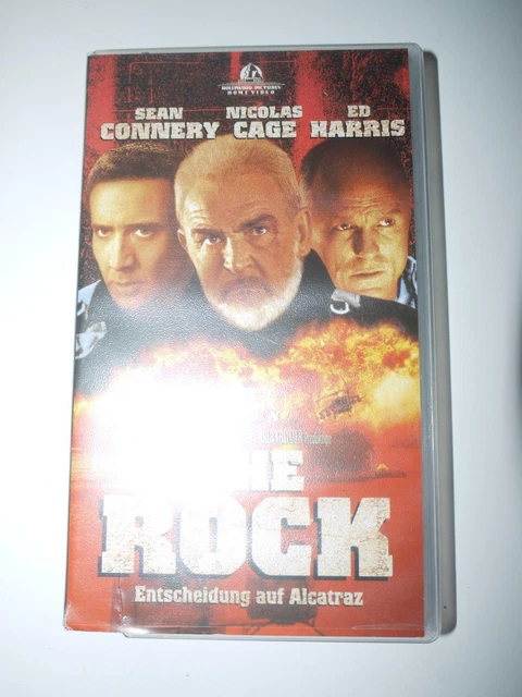 THE ROCK SEAN Connery Nicolas Cage Ed Harris VHS VIDEO Kassette $1.68 ...