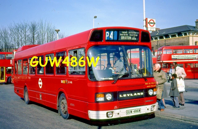 BUS SLIDES 3 Original London Buses Leyland National 2 Non Red Arrow ...