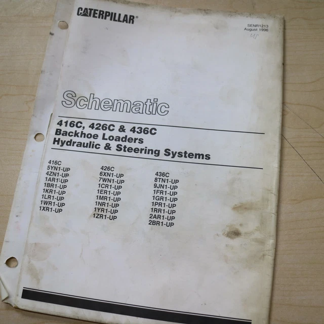 CAT 416 426 436 Backhoe Loader Repair Shop Service Manual caterpillar owner book £371.17 ...