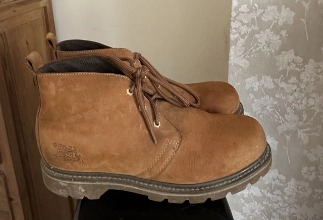 CATERPILLAR BOOTS CAT Chukka Tan Boots Size UK 10 Wide Fit £30.00 ...