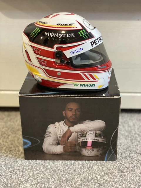 LEWIS HAMILTON 2018 Years 1/2 Scale F1 Helmet Mercedes World Champion £ ...