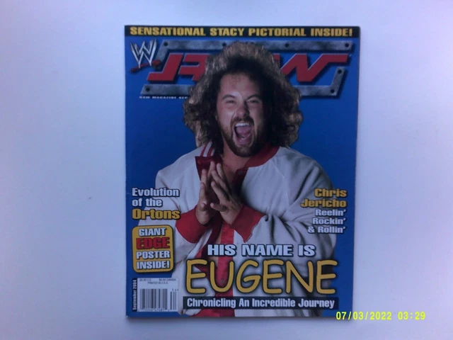 WWF RAW HIS Name Is Eugene September 2004 Wrestling Magazine £7.89 ...
