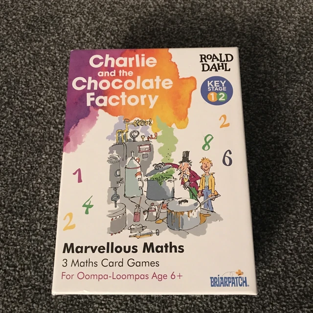 ROALD DAHL, CHARLIE and the Chocolate Factory Math Card Game £5.85 ...