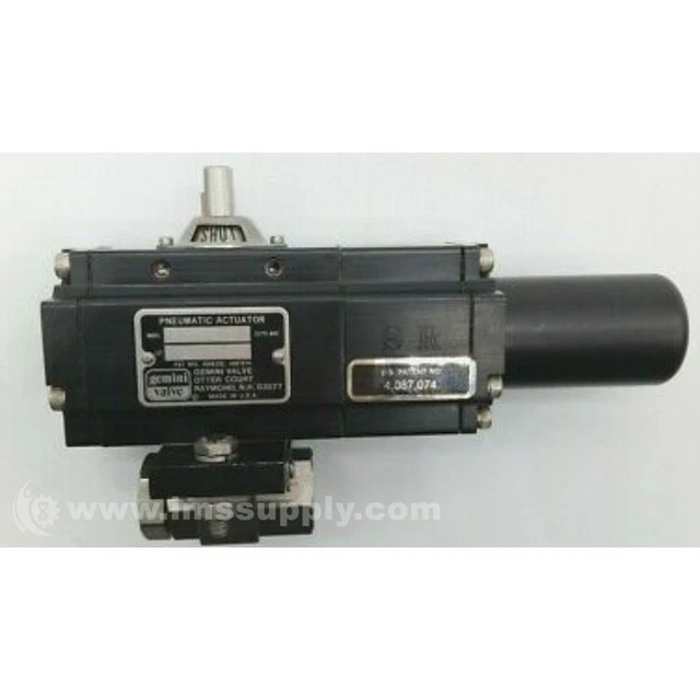GEMINI VALVE B412 Valve Actuator 125psi FNIP £36.77 - PicClick UK