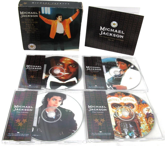 MICHAEL JACKSON COFFRET PICTURE CD Tour Souvenir Pack Special Limited ...
