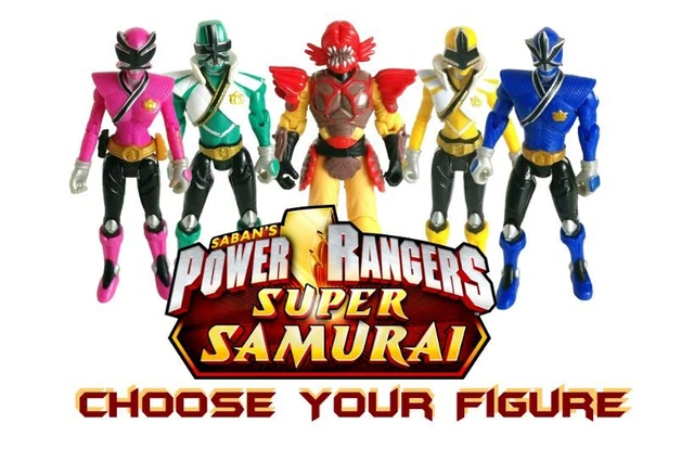 POWER RANGERS SAMURAI Figure Mega Ranger Super Mega Ranger 4" Choose ...