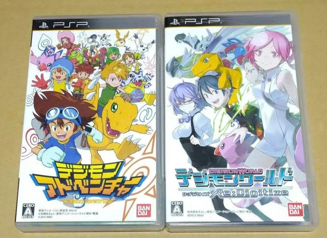 DIGIMON ADVENTURE & digimon World Re:Digitize 2 set Sony PSP Japanese ...