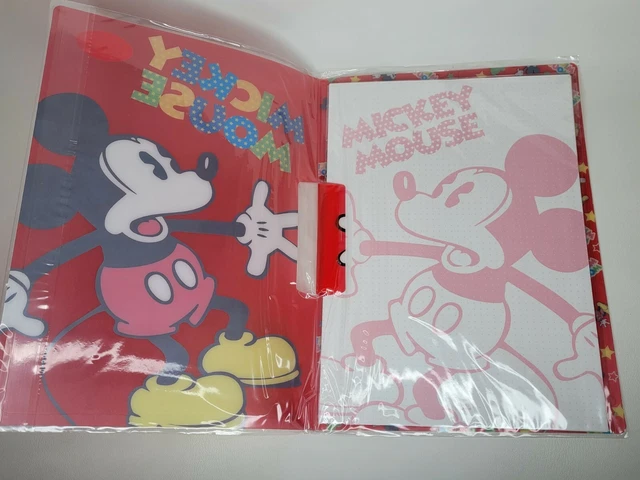 DISNEY MICKEY MOUSE Clear File Folder Japan / Sun-Star NEW School ...
