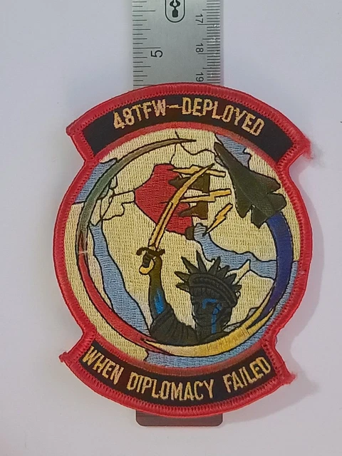 USAF AIR FORCE Patch: 48th Tactical Fighter Wing, Desert Storm - US Air ...