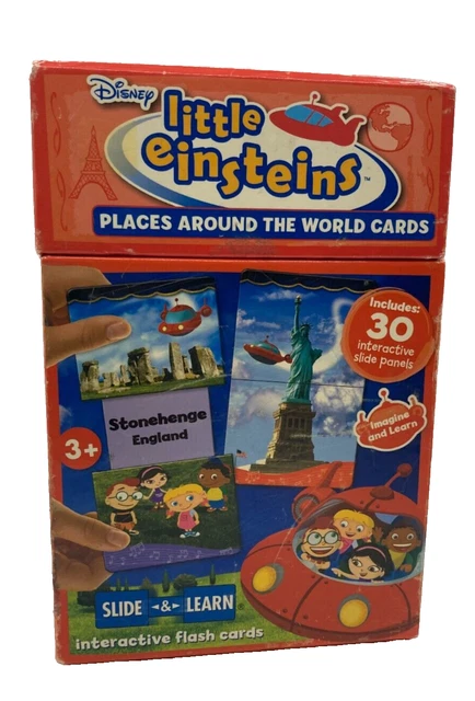 DISNEY LITTLE EINSTEINS Slide & Learn Flash Cards - Places Around the ...