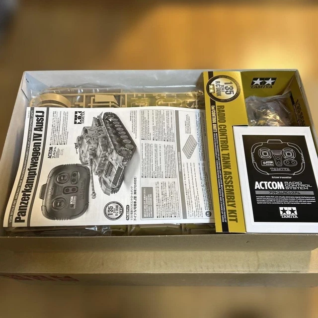 TAMIYA 1/35 ELECTRIC Radio Control Tank German Panzer IV J Type with ...