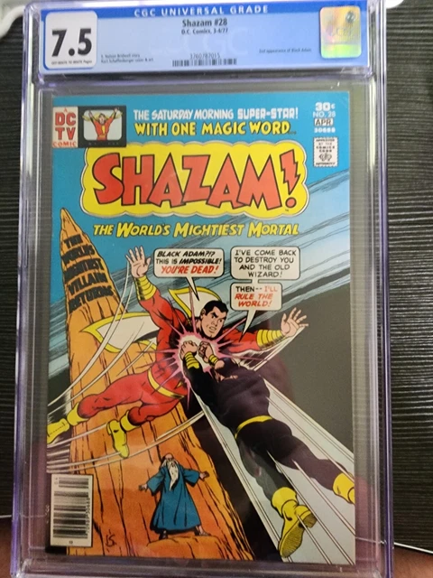 SHAZAM #28 DC | MAR 1, 1977 1st Black Adam in DC 2nd App in comics CGC ...