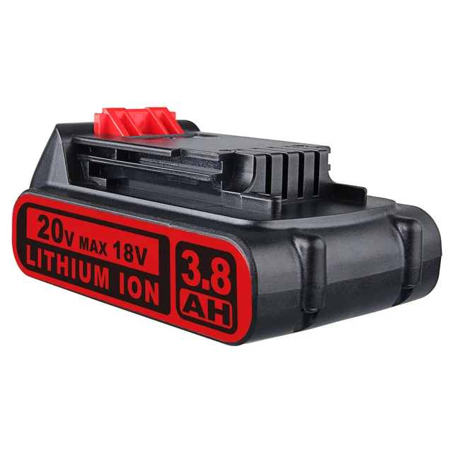 BATTERIE POUR BLACK Et Decker 20V 3.8Ah BL2018 LBXR20 LBXR2020-OPE LB20 ...