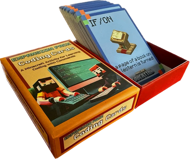 Expansion Coding Cards A Minecraft Activity For Learning Coding With Commands 14 95 Picclick Au