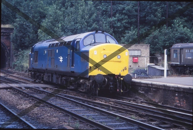 RAILWAY LOCOMOTIVE SLIDE – Class 37 113 Lone Engine At Ipswich 1980’S £ ...