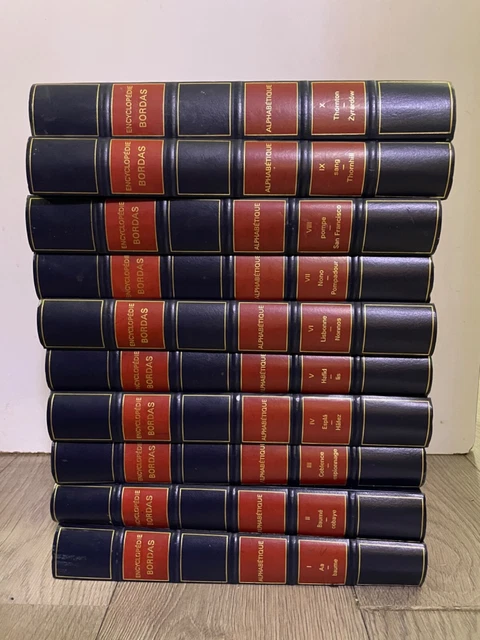 ENCYCLOPÉDIE BORDAS ALPHABÉTIQUE en 10 tomes . TTBE. EUR 50,00 - PicClick FR