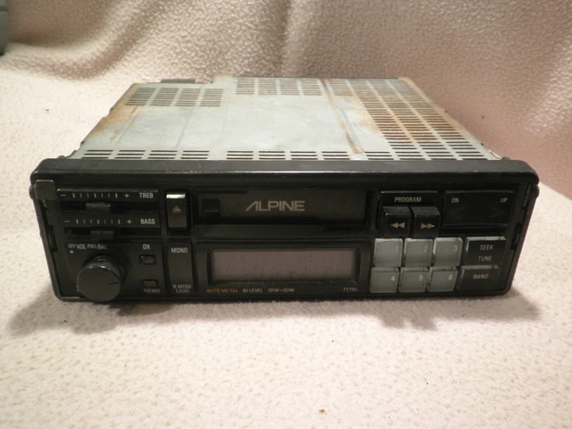 ALPINE 7279L Autoradio Cassette Vintage Da Testare/Ricondizionare Buono ...