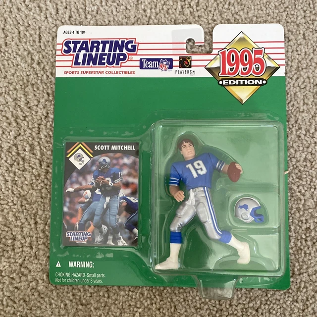 FIGURINE ARTICULÉE STARTING Lineup 1995 NFL Football Scott Mitchell ...