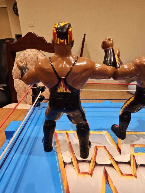 RARE WCW OSFTM Black Harlem Heat Booker T WWF LJN Action Figures - WWE ...