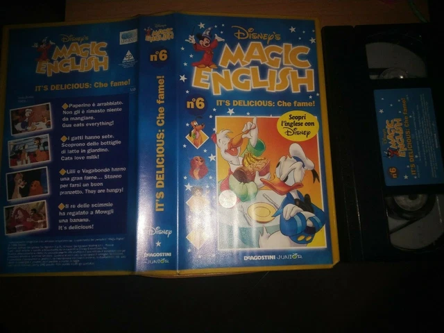 MAGIC ENGLISH VOL.6 VHS It's Delicious: Che Fame! EUR 2,00 - PicClick FR