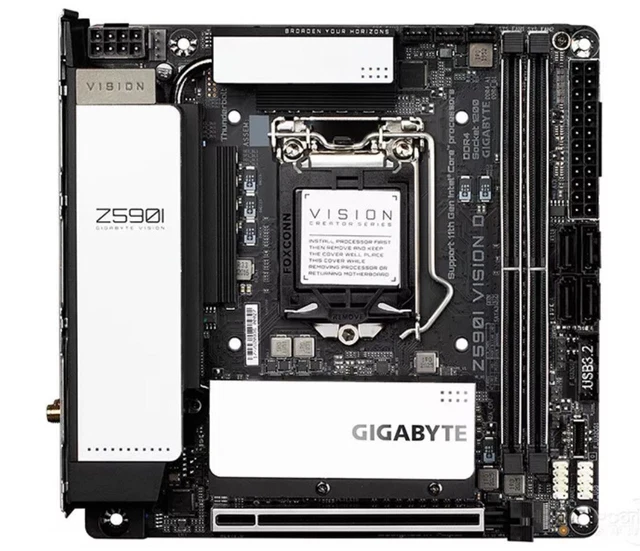 GIGABYTE Z590I VISION D White Mini ITX Motherboard £150.00 - PicClick UK