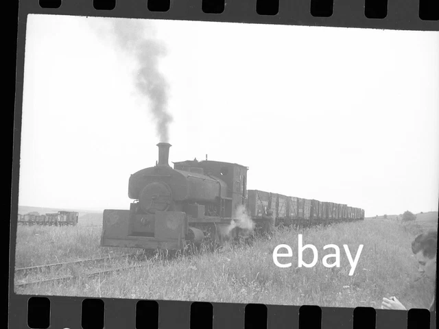 ORIGINAL 35MM NEGATIVE OF STEAM COLLIERY TRAIN NEAR CRONBERRY 3/7/57 £3 ...